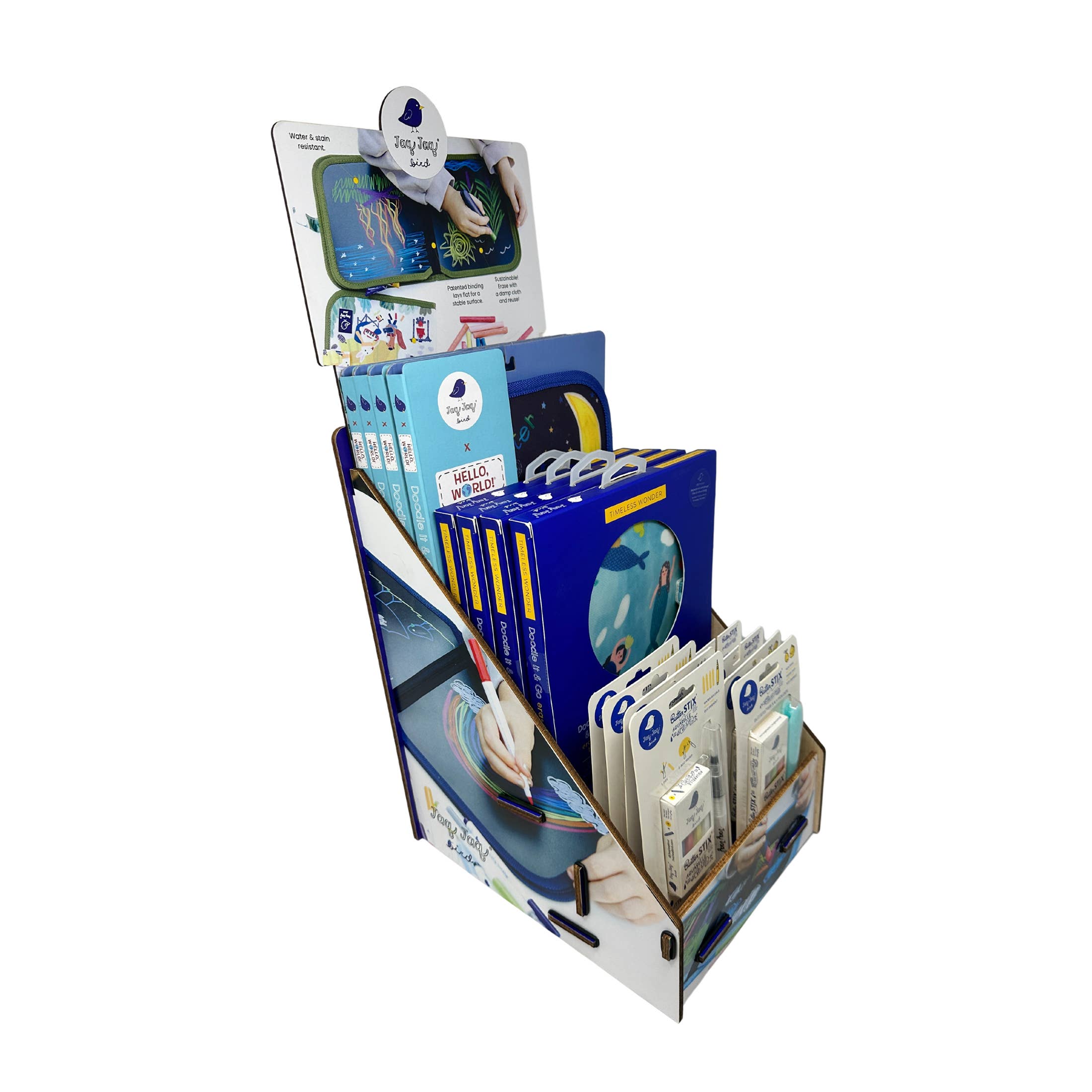 Jaq Jaq Bird In-Store Wooden Display Stand | Flourish Studio and Classroom