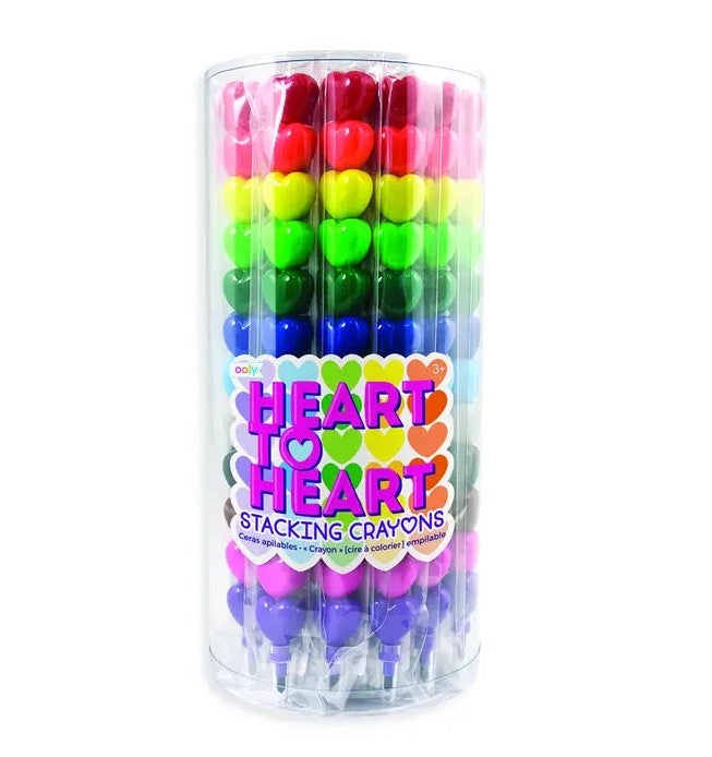 Heart stack crayons | Flourish Studio and Classroom